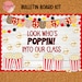 Popcorn Back to School Bulletin Board Kit POPPIN This Year Will Be ...