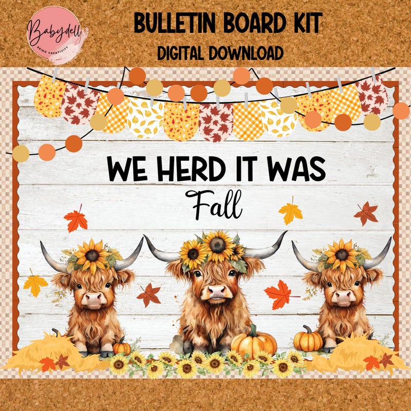 Fall Bulletin Board - Etsy