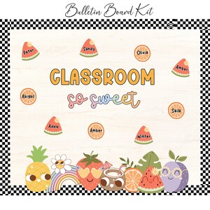 Groovy Sweet Summertime Bulletin Board Kit, May and June Door Decor and ...