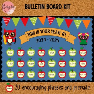 Back to School Bulletin Board Kit | This is Your Year to | New Year New ...