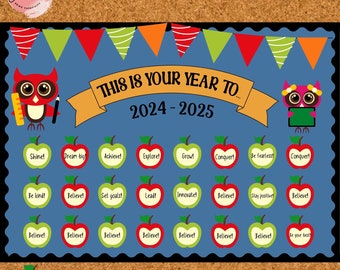 Back to School Bulletin Board Kit Door Decor Beginning of the Year ...