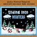 Penguin Bulletin Board Kit: Sliding Into Winter for Classroom Decor - Etsy