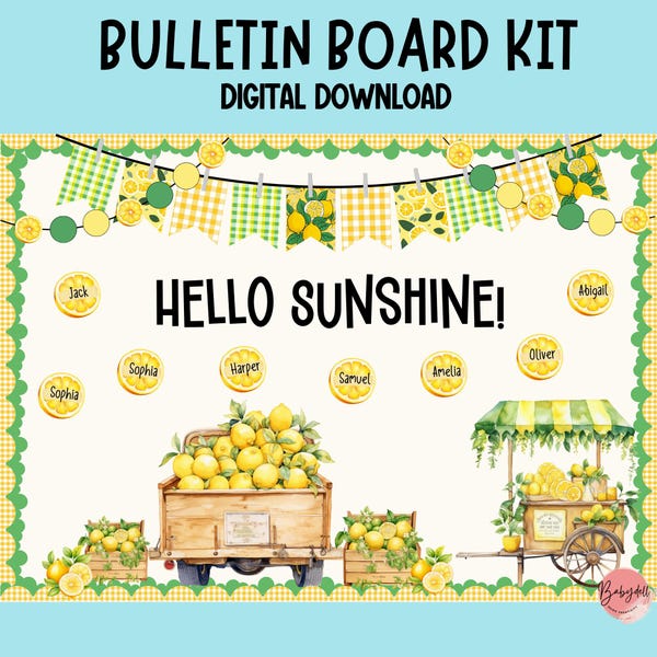 Lemon Bulletin Board - Etsy