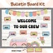 Groovy Welcome Back to School Bulletin Board Kit August Retro Classroom ...