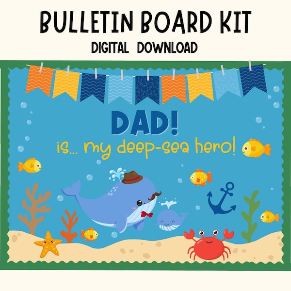 Fathers Day Bulletin Board - Etsy