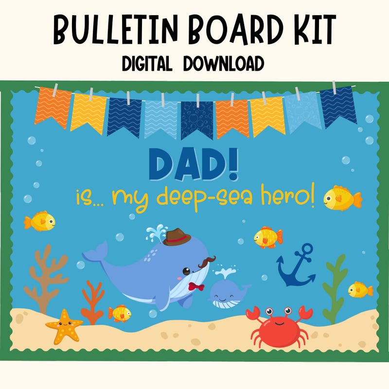 Fathers Day Bulletin Board - Etsy