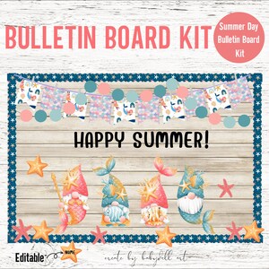 BUNDLE SUMMER Bulletin Board Door Decor Kit - Etsy