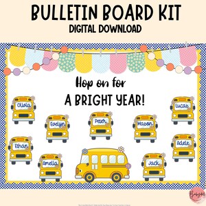 Welcome Back to School Bulletin Board August Bulletin Board Groovy ...