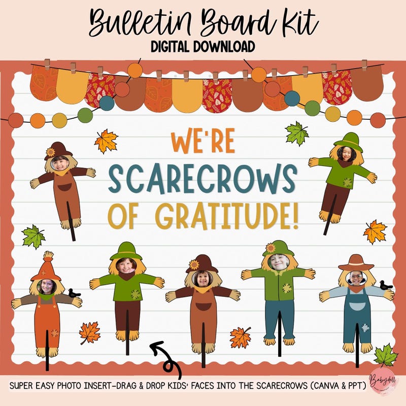 Scarecrow Bulletin Boards - Etsy