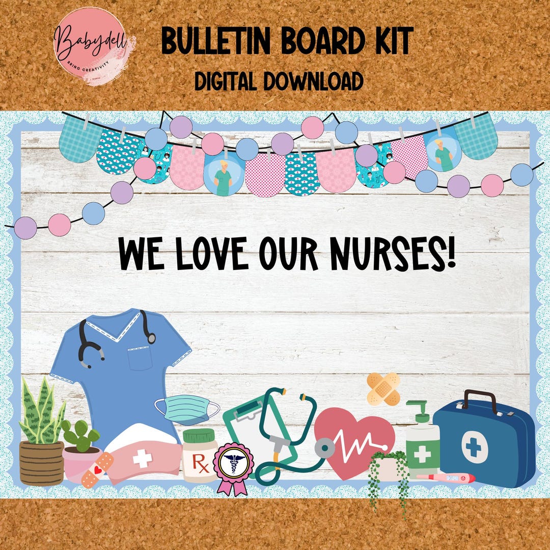 Medical Staff Shoutout Display - Healthcare Heroes Nurse Bulletin Board ...
