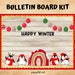 Christmas & Winter Bulletin Board Door Decor Happy Holiday or - Etsy Canada