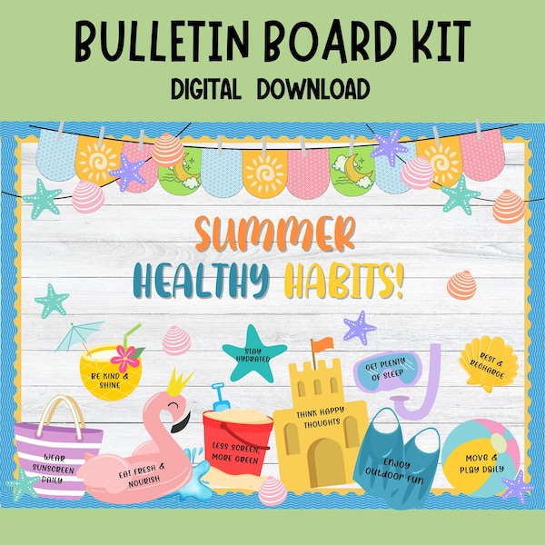 Wellness Bulletin Board Ideas - Etsy