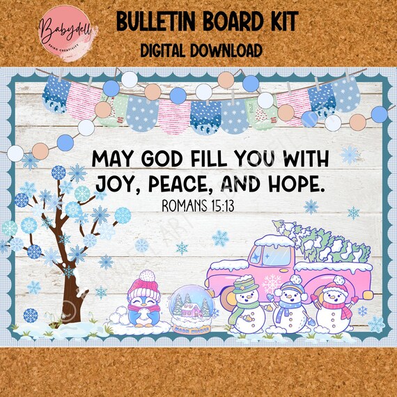 January Church Bulletin Boards