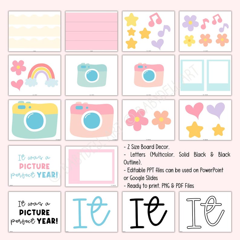 End of Year Decor Bulletin Board Kit Picture Class Photo Display ...