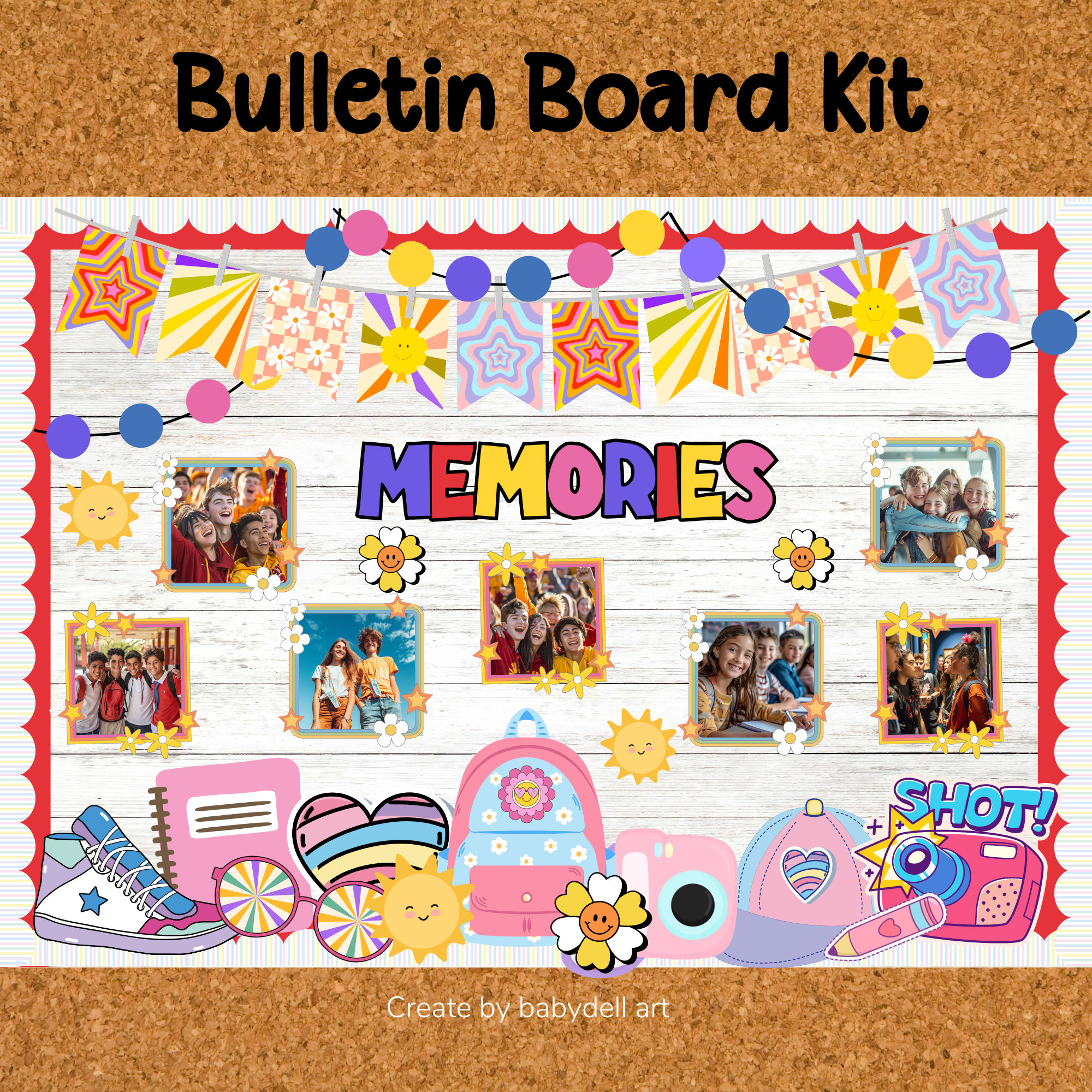 End of the Year Bulletin Board, May Bulletin, End of the Year Craft ...