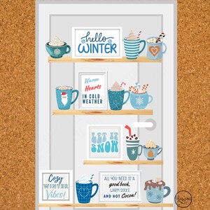 Cozy Cocoa Bulletin Board Kit for Winter Classroom Door Decor - Etsy