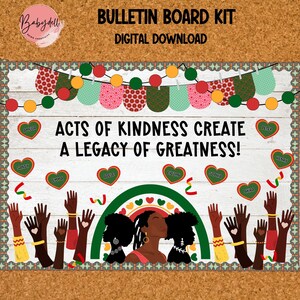 Black History Month Bulletin Board Kit | Inspirational Quotes ...