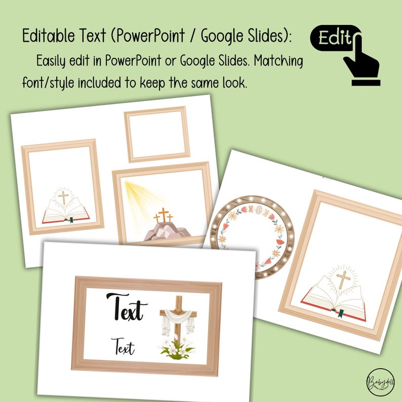 Easter Bulletin Board Kit for Christian Classroom and Sunday School ...
