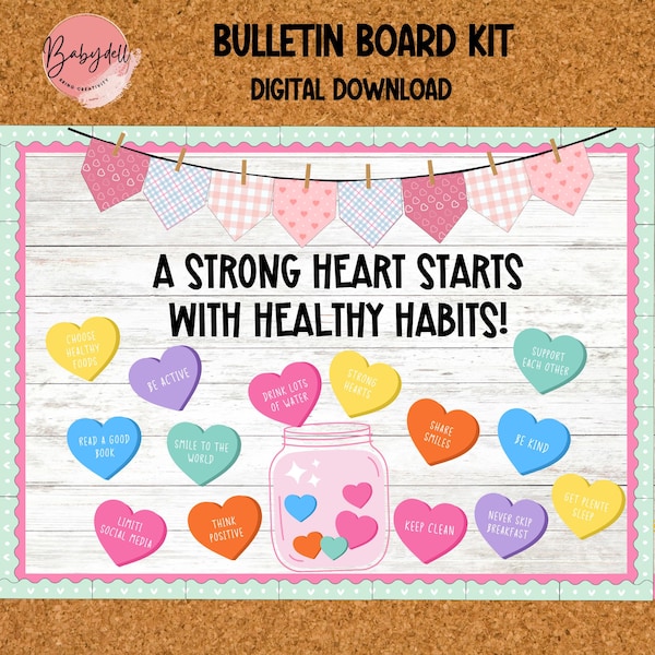 Heart Health Bulletin Boards - Etsy