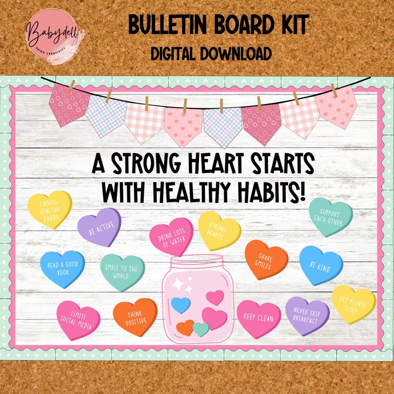Heart Health Bulletin Boards - Etsy