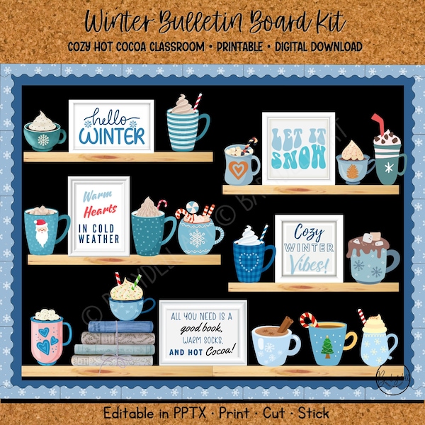 Hot Cocoa Bulletin Board - Etsy