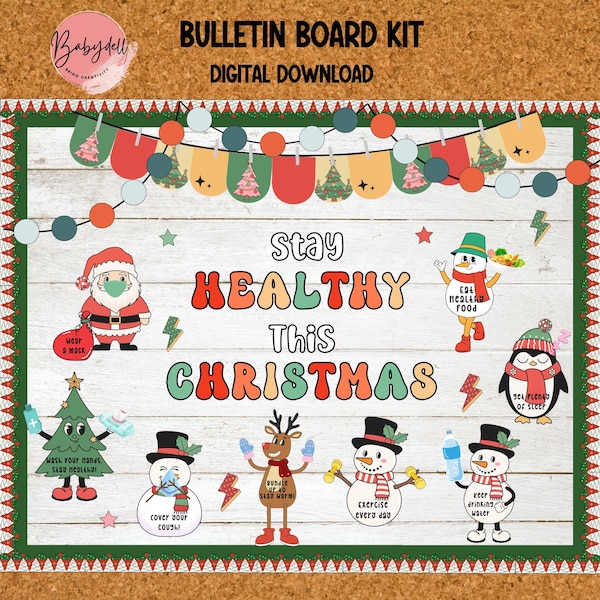 Christmas Bulletin Board Kit - Etsy