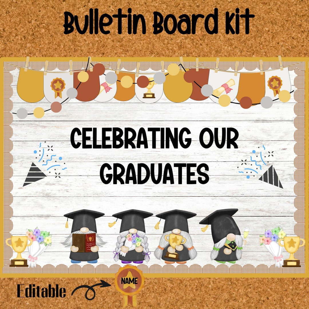 Graduation Bulletin Board Kit Celebrate Your Graduates With ...