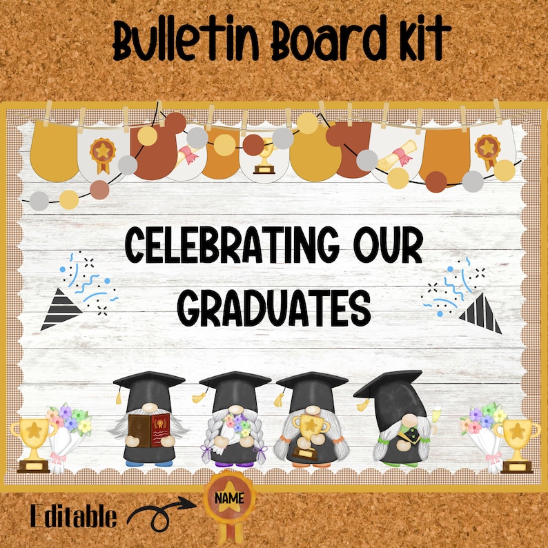 Graduation Bulletin Board Kit Celebrate Your Graduates With ...