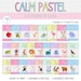 Calm Pastel Alphabet Posters, Editable Calm Colors Classroom Decor ...
