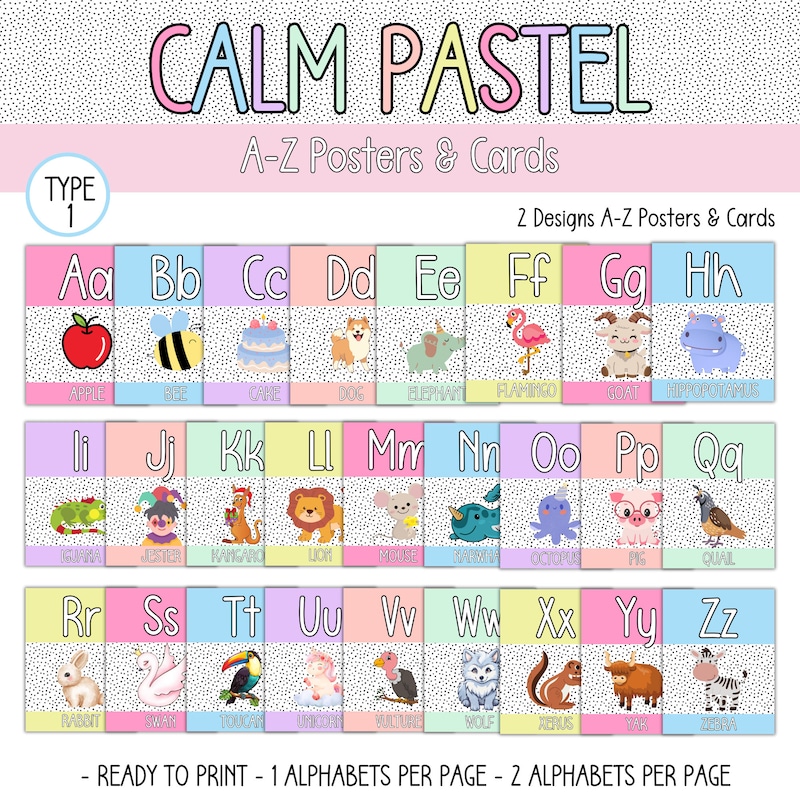 Pastel Colors Decor - Etsy