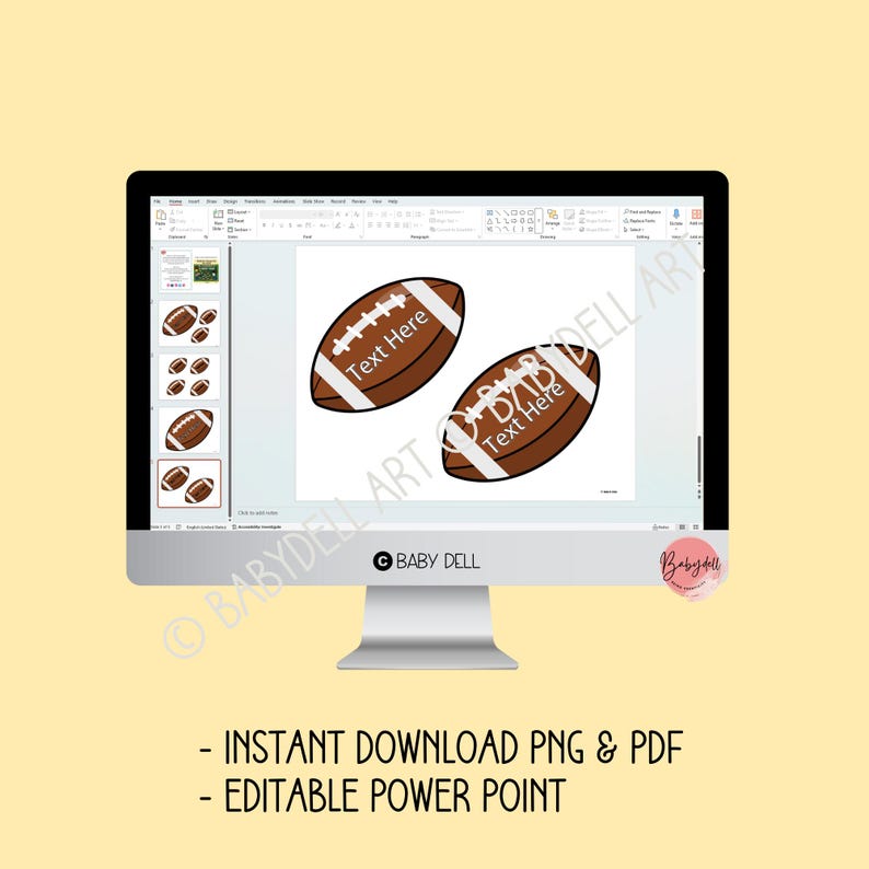 Football Bulletin Board Kit: Editable Classroom Decor - Etsy