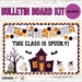 Hello Halloween haunted House Halloween Bulletin Board - Etsy