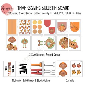 Thanksgiving Bulletin Board | Turkey Bulletin Board Kit | Thankful for ...