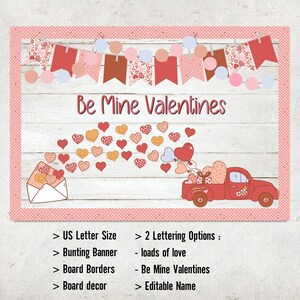 Valentine Bulletin Board or Classroom Door Decor, Truck Loads of Love ...