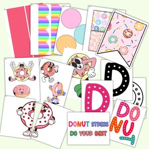 Test Prep Donut Stress Editable Classroom Motivation - Etsy