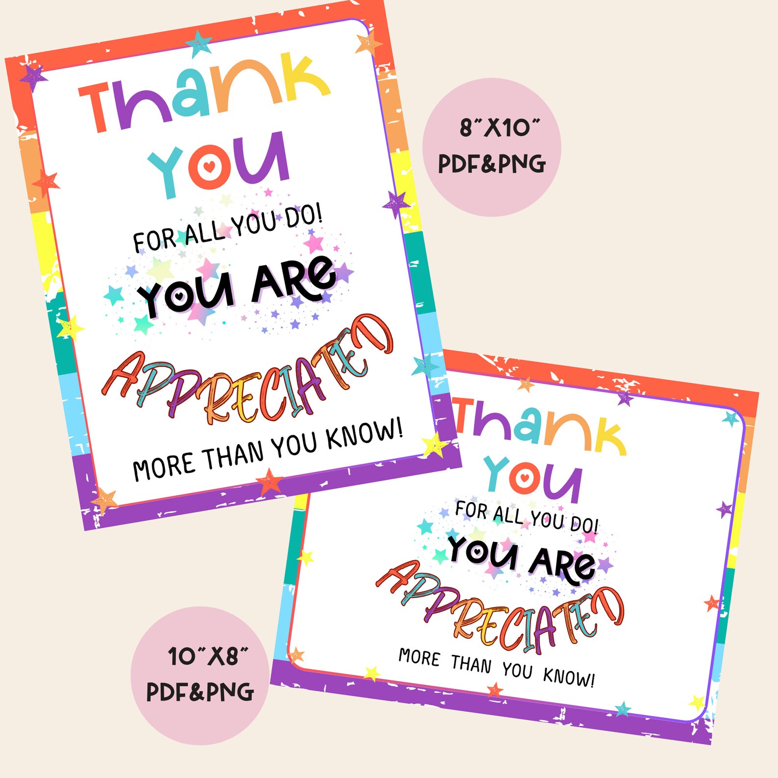 Employee Appreciation Day Sign Printable | Staff Thank You Poster ...