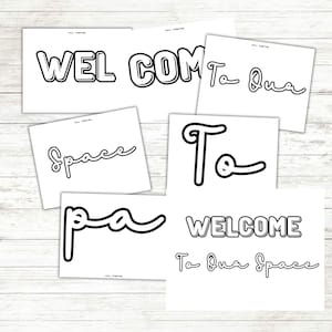 Welcome to Our Space Bulletin Board Kit: Classroom Decor - Etsy