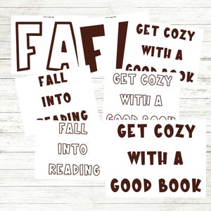 Fall Into Reading Bulletin Board Kit: Cozy Autumn Classroom Decor (PDF ...