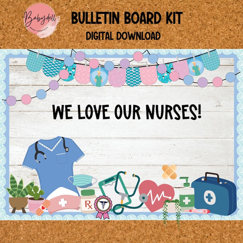 Nursing Staff Bulletin Board Ideas - Etsy