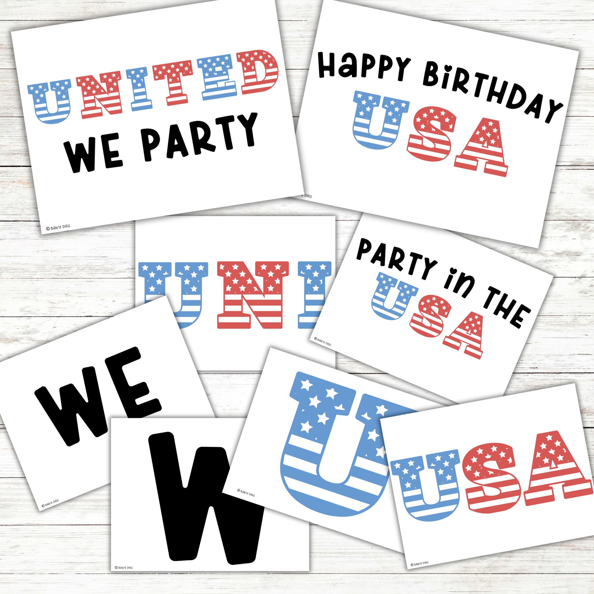 4th of July Bulletin Board Kit Retro Patriotic Summer Classroom Decor ...
