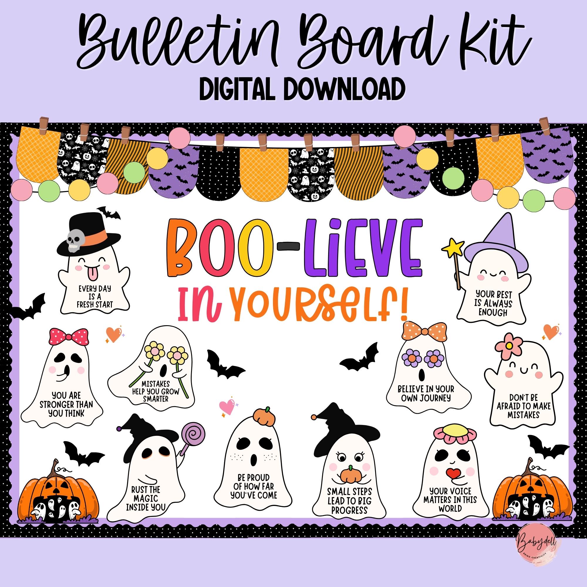 Halloween Growth Mindset Bulletin Board Kit for Classroom - Etsy