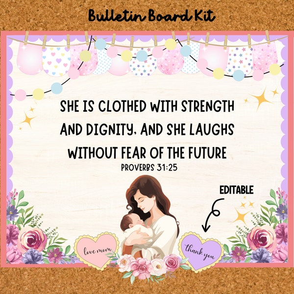 Mothers Day Bulletin Board - Etsy