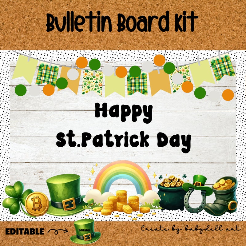 St Patricks Bulletin - Etsy