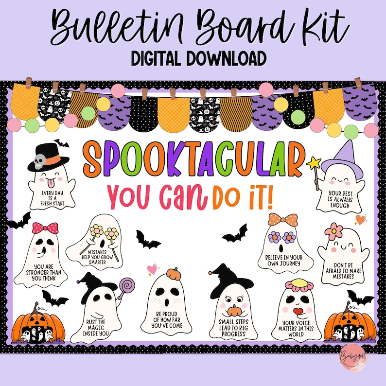 Halloween Growth Mindset Bulletin Board Kit for Classroom - Etsy