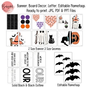 Spooky Halloween Bulletin Board Kit Fall Bulletin Board Kit October ...