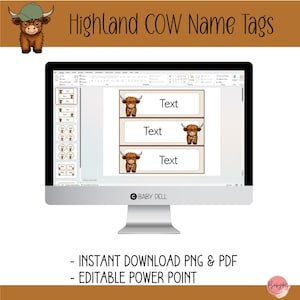 Highland Cow Bulletin Board Kit for Rustic Farmhouse Classroom Decor ...