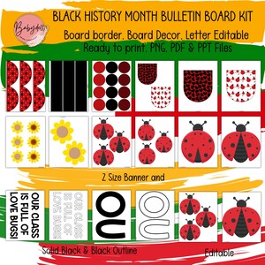 Black History Month Bulletin Board Kit | Inspirational Quotes ...