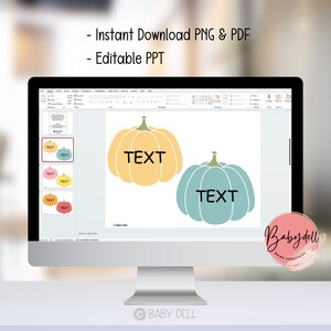 Pastel Pumpkin Bulletin Board Kit: Boho Fall Classroom Decor (PNG, PDF ...