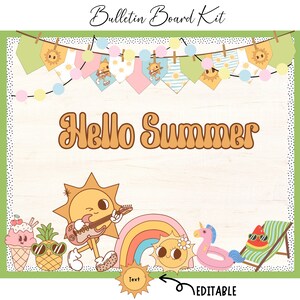 Ready for a Bright Summer Bulletin Board Kit April May Bulletin Board ...