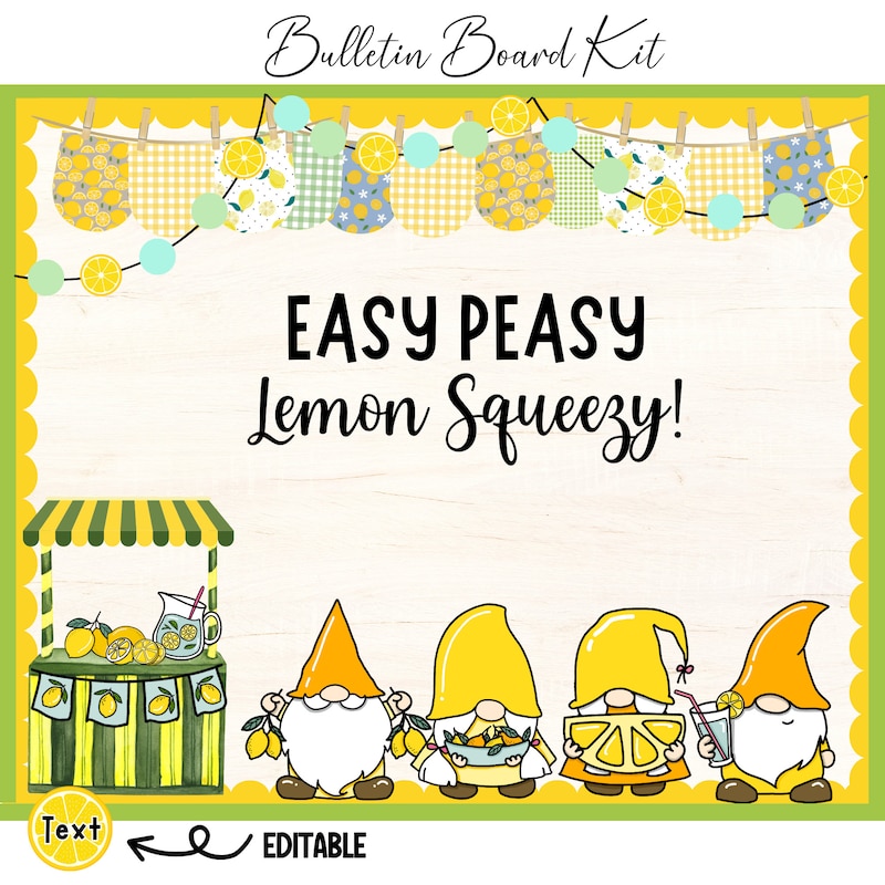 Lemon Bulletin Board - Etsy